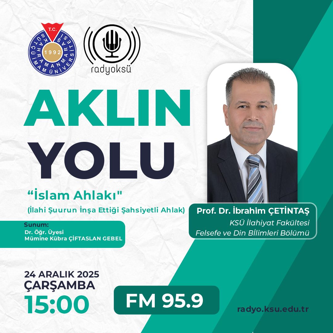 KSÜ - Radyo KSÜ "İslam Ahlakı"
